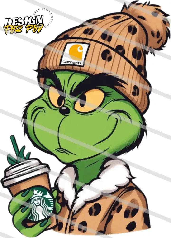 Leopard Grinch PNG – Designforpod